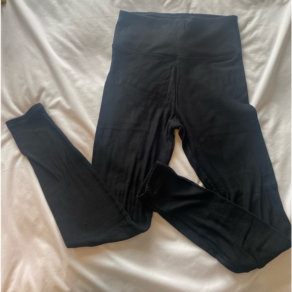Orvis | Pants & Jumpsuits | Plain Black Leggings Fleece Lined | Poshmark